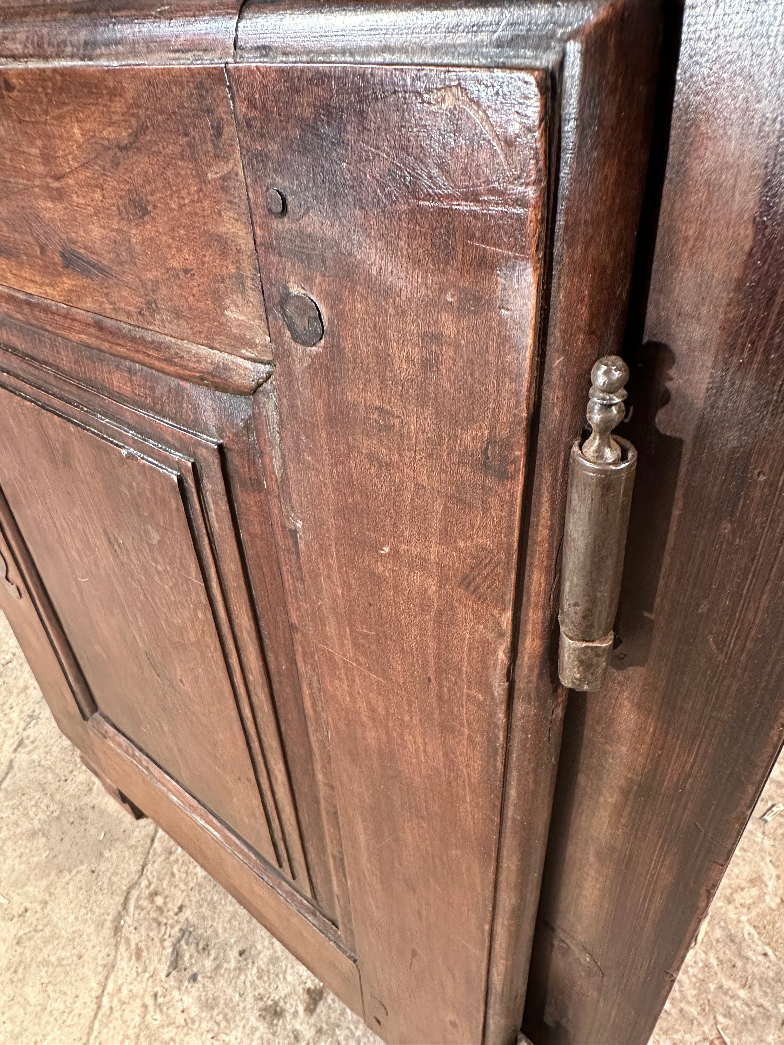 Rare Early Antique French Provincial Château Estate Managers Oak & Wal ...