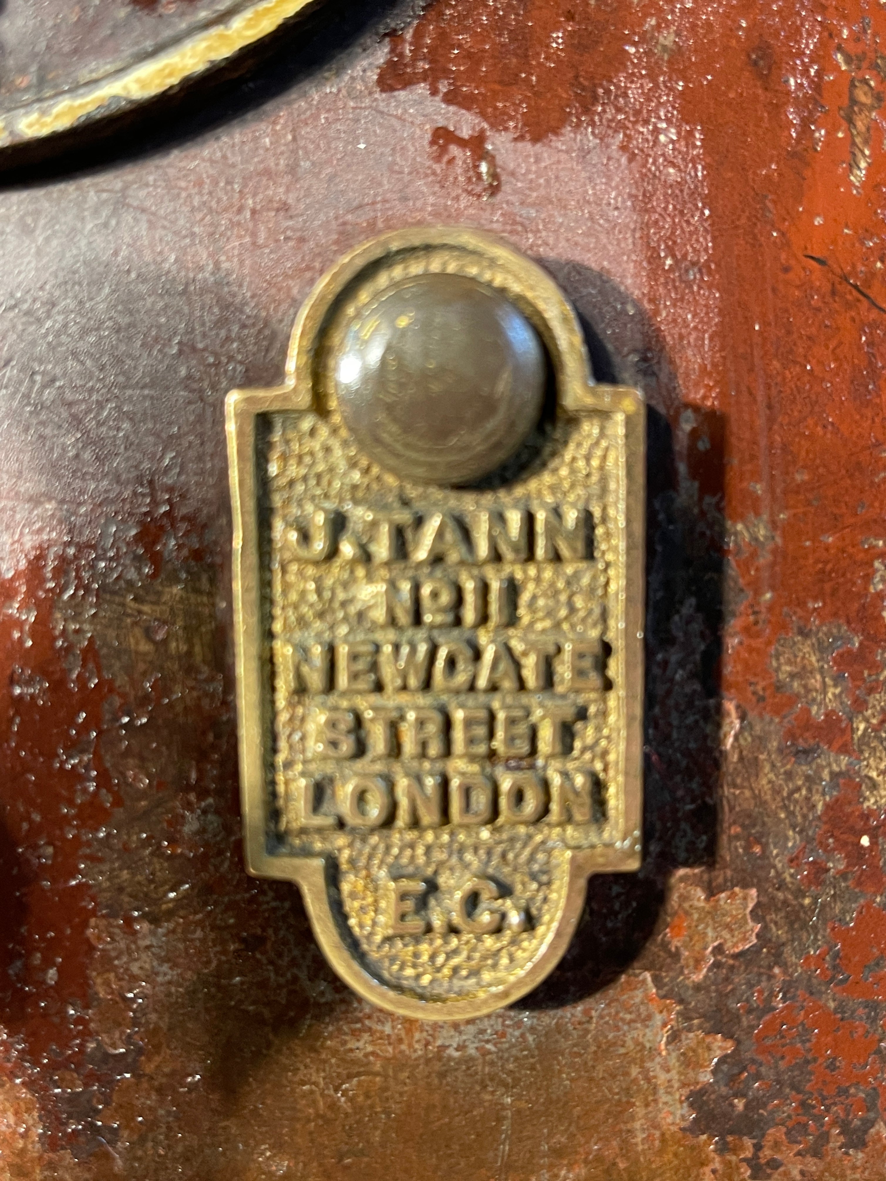 Antique Anchor Reliance Iron Safe By John Tann With Working Key Circa ...